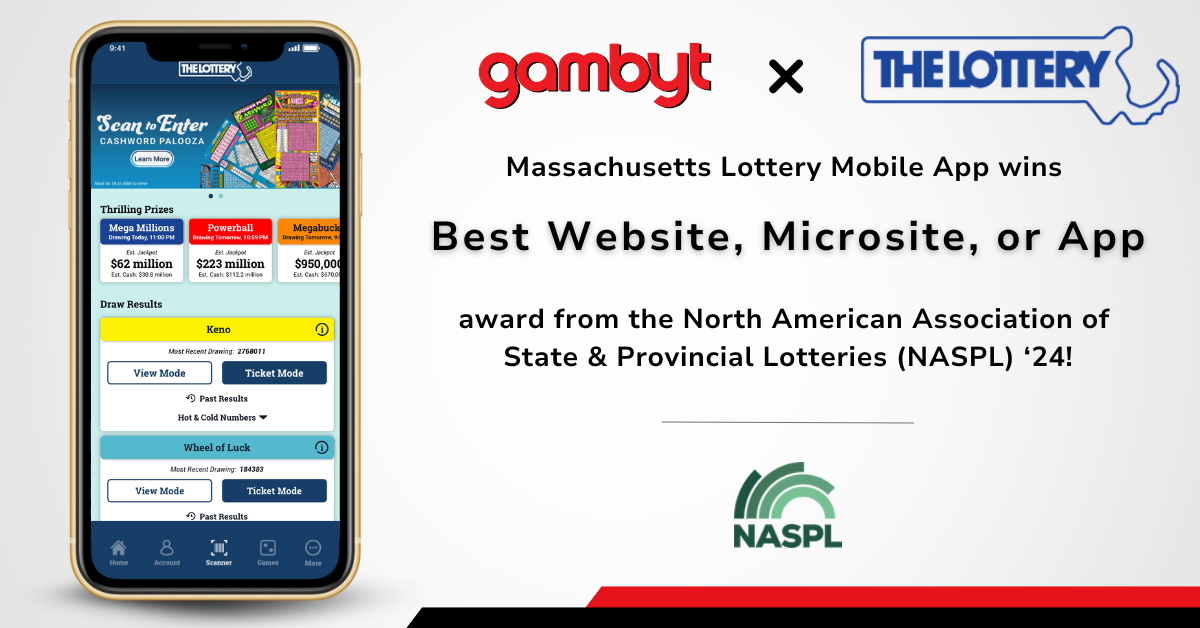 Massachusetts Lottery Mobile App Wins NASPL 2024 Award for “Best ...